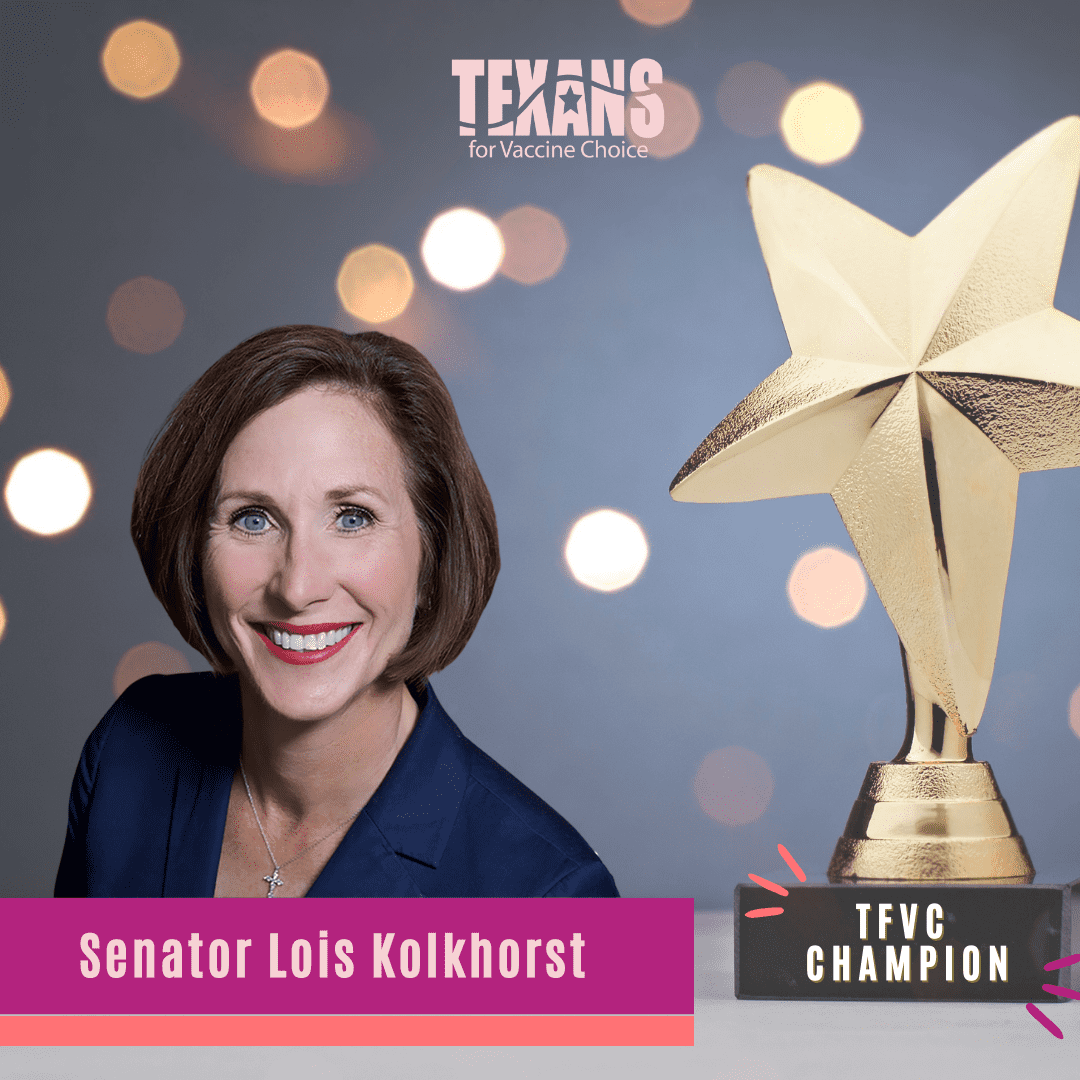 Medical Liberty Champion of the Week: Senator Lois Kolkhorst - Texans ...