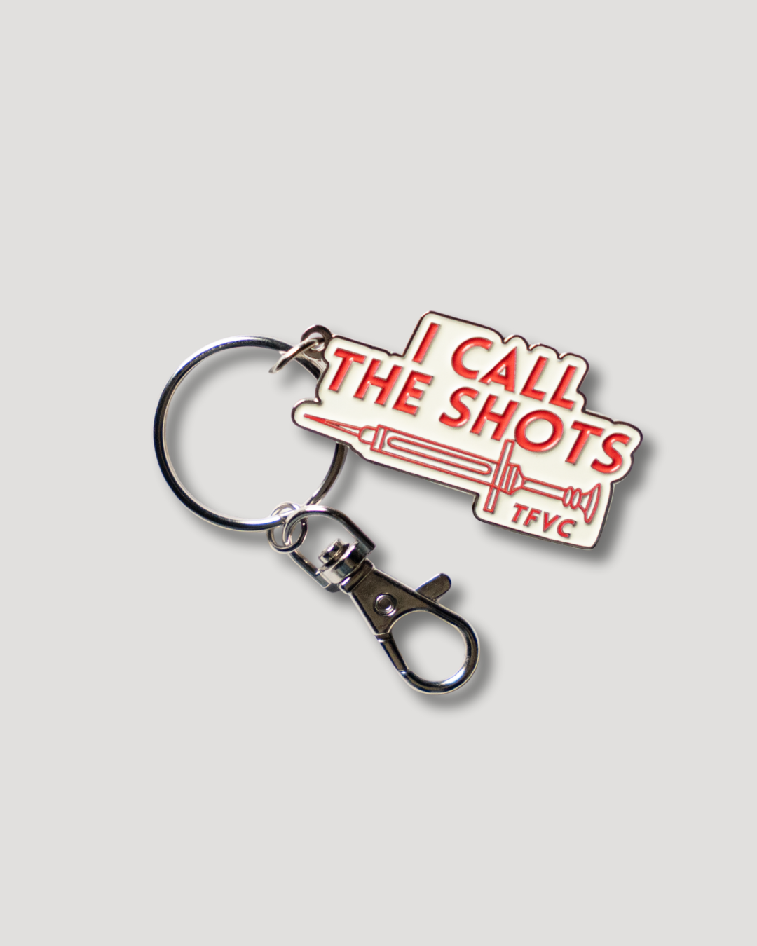 I Call the Shots Keychain - Texans for Vaccine Choice